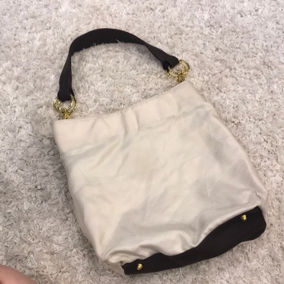 Braciano | Bags | Braciano Creme Colored Shoulder Bag | Poshmark
